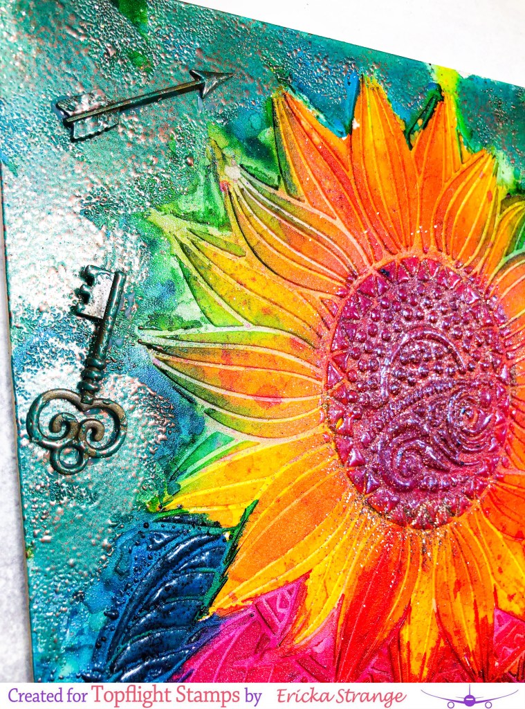 Sunflower Power Embossing – Strangely Creative