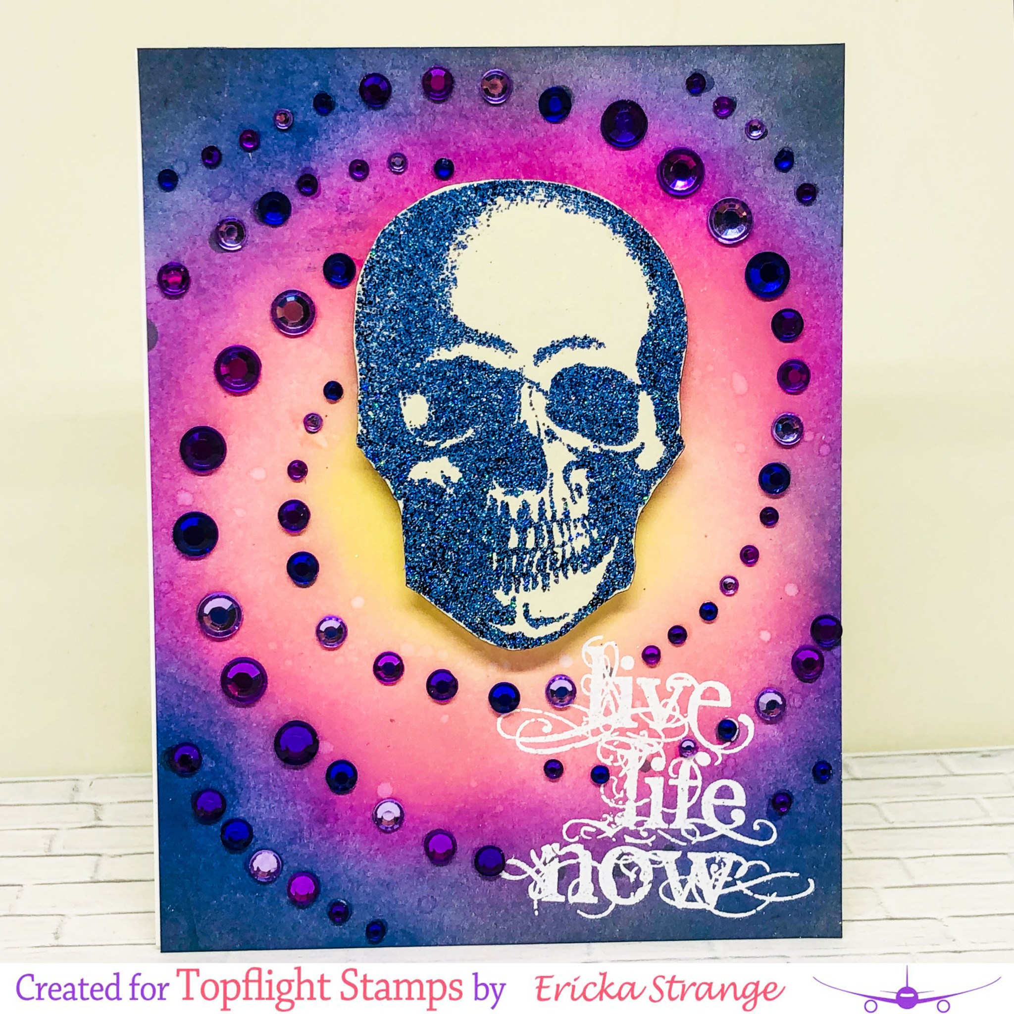 Skull Halloween Card – Strangely Creative
