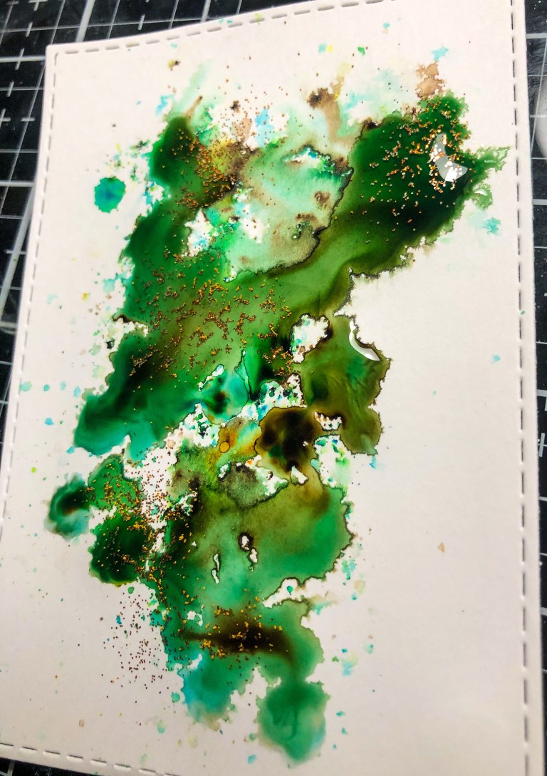 Embossing with Water – Strangely Creative