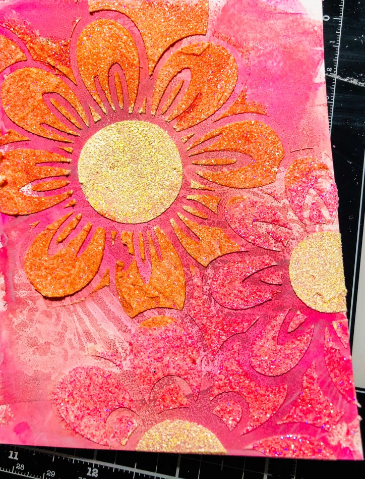 JOFY Sparkly Stencil Background – Strangely Creative