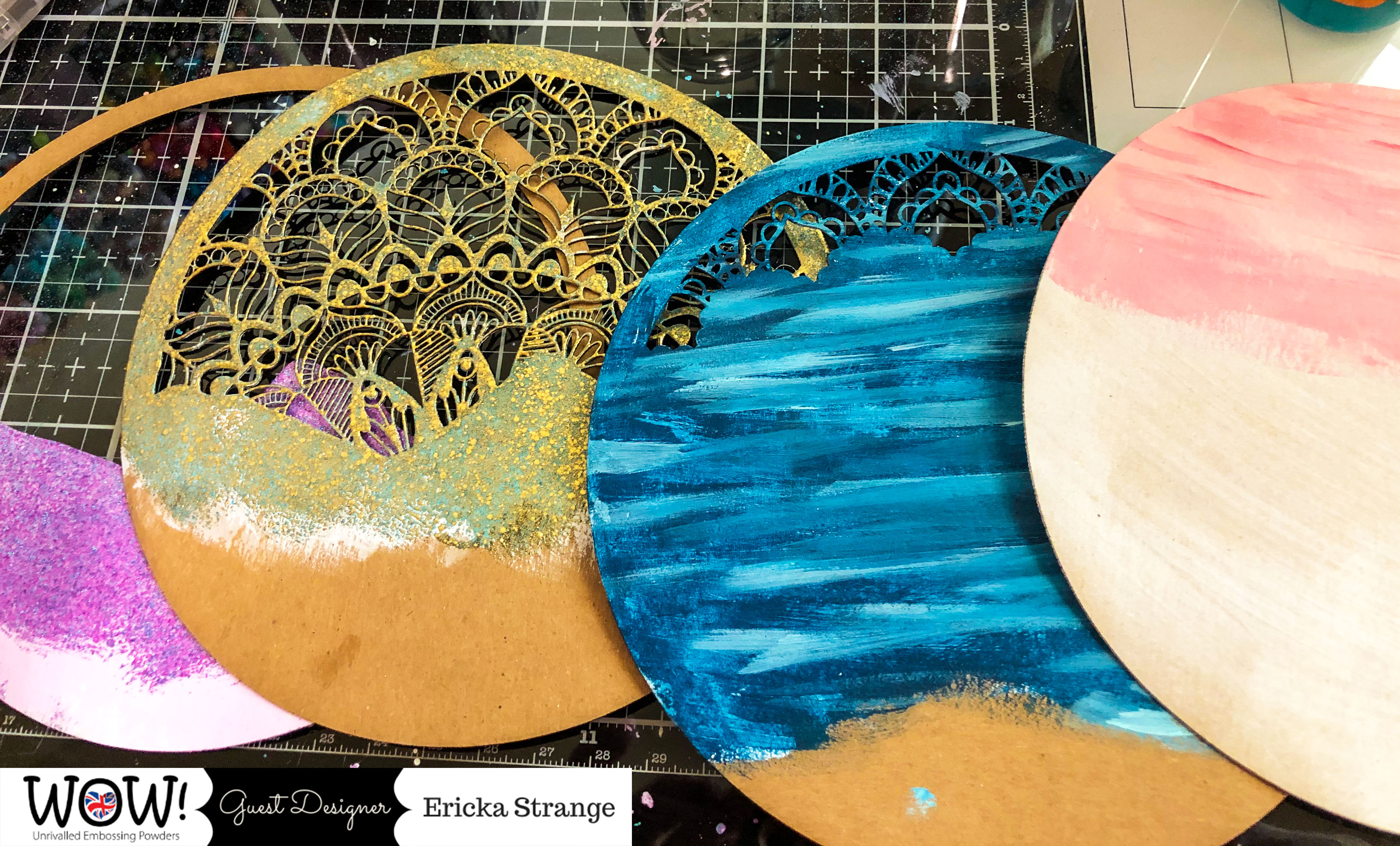 WOW! Heat Embossing on Chipboard – Strangely Creative