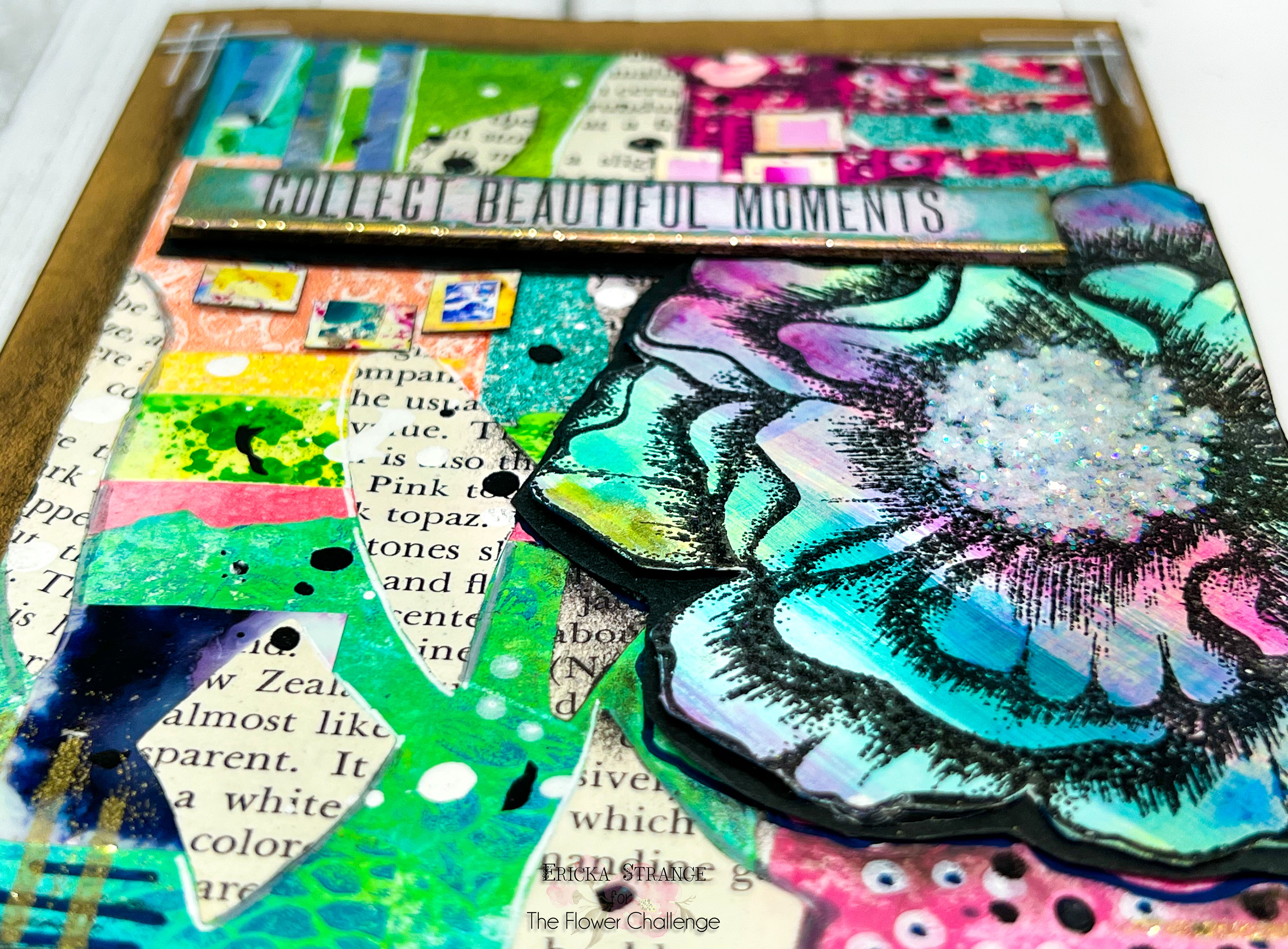 Reminder Card for The Flower Challenge – Strangely Creative