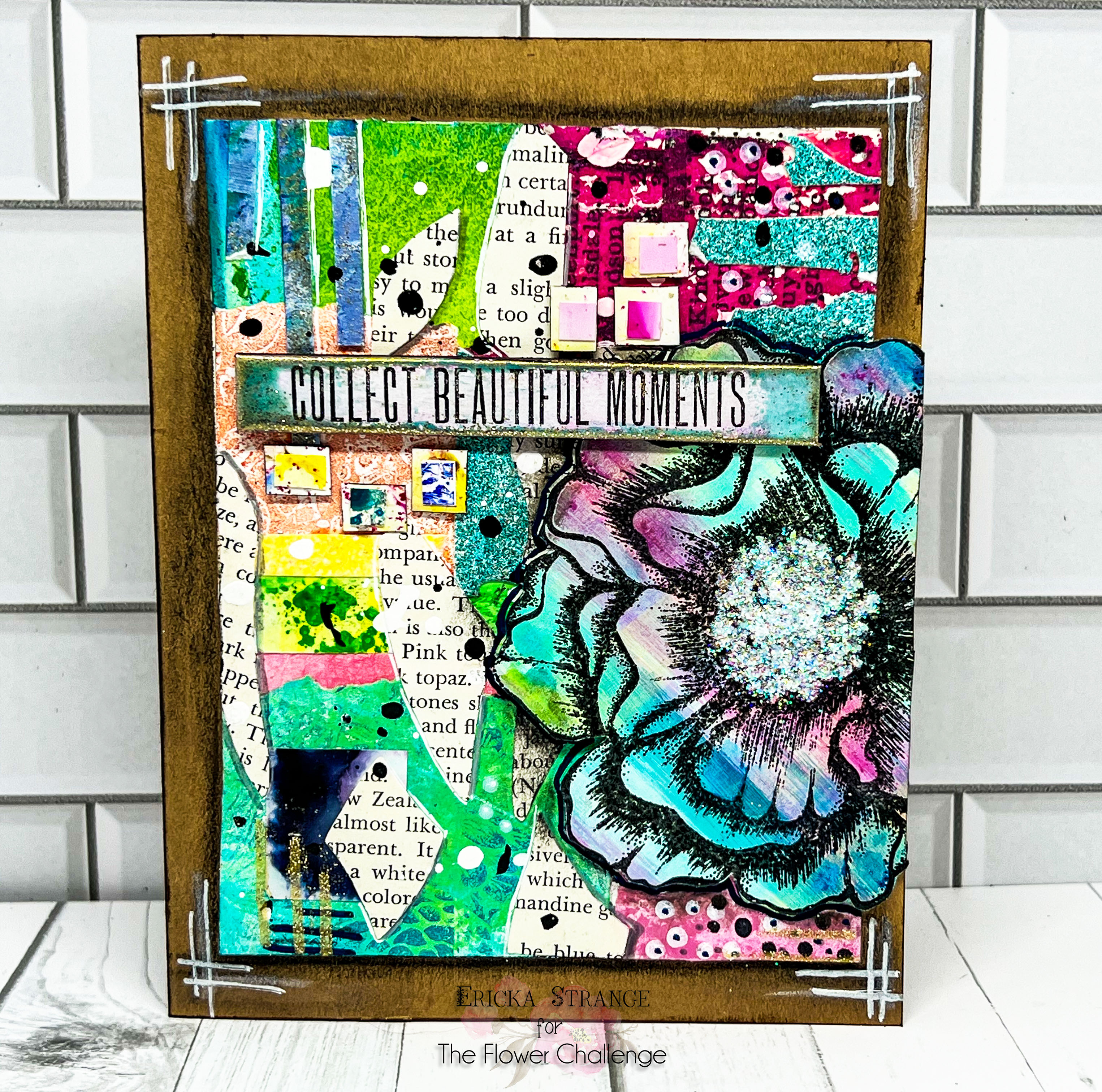 Reminder Card for The Flower Challenge – Strangely Creative