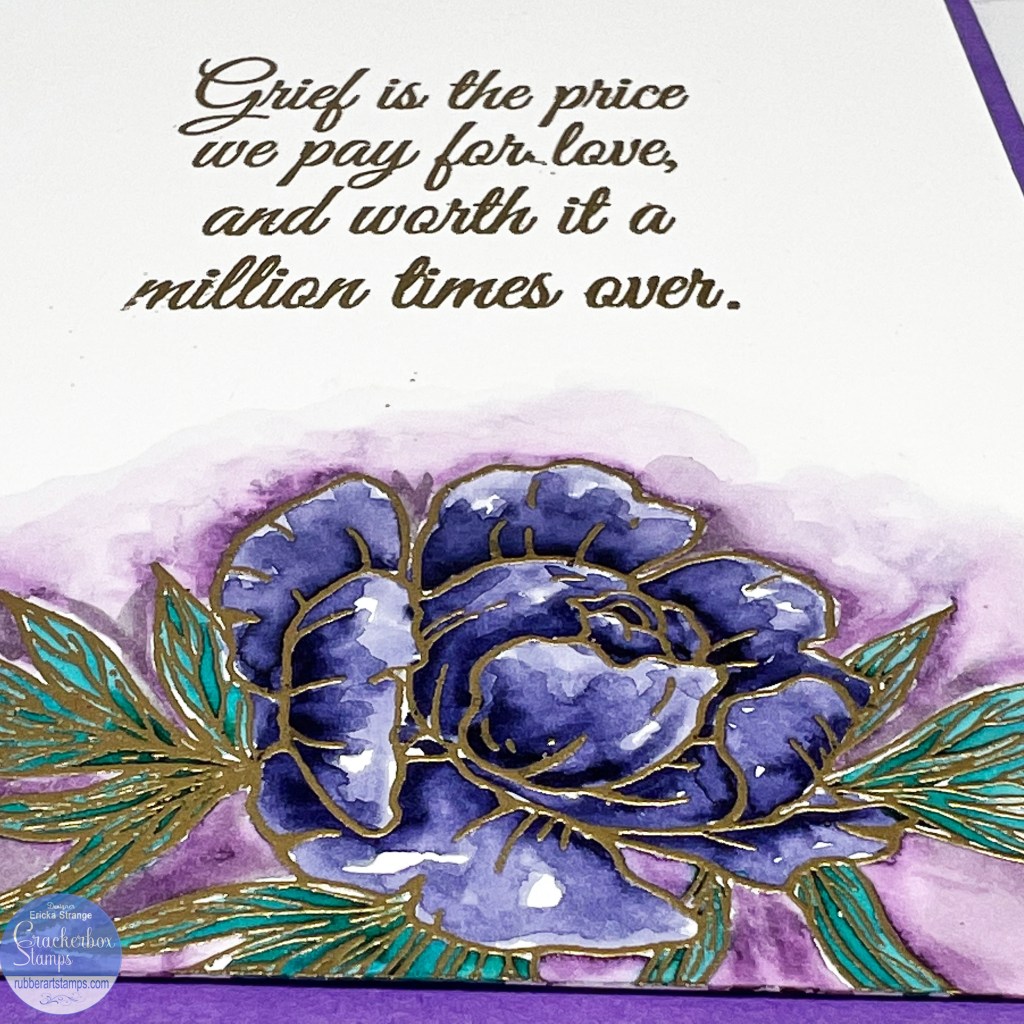 Simple Sympathy Card – Strangely Creative