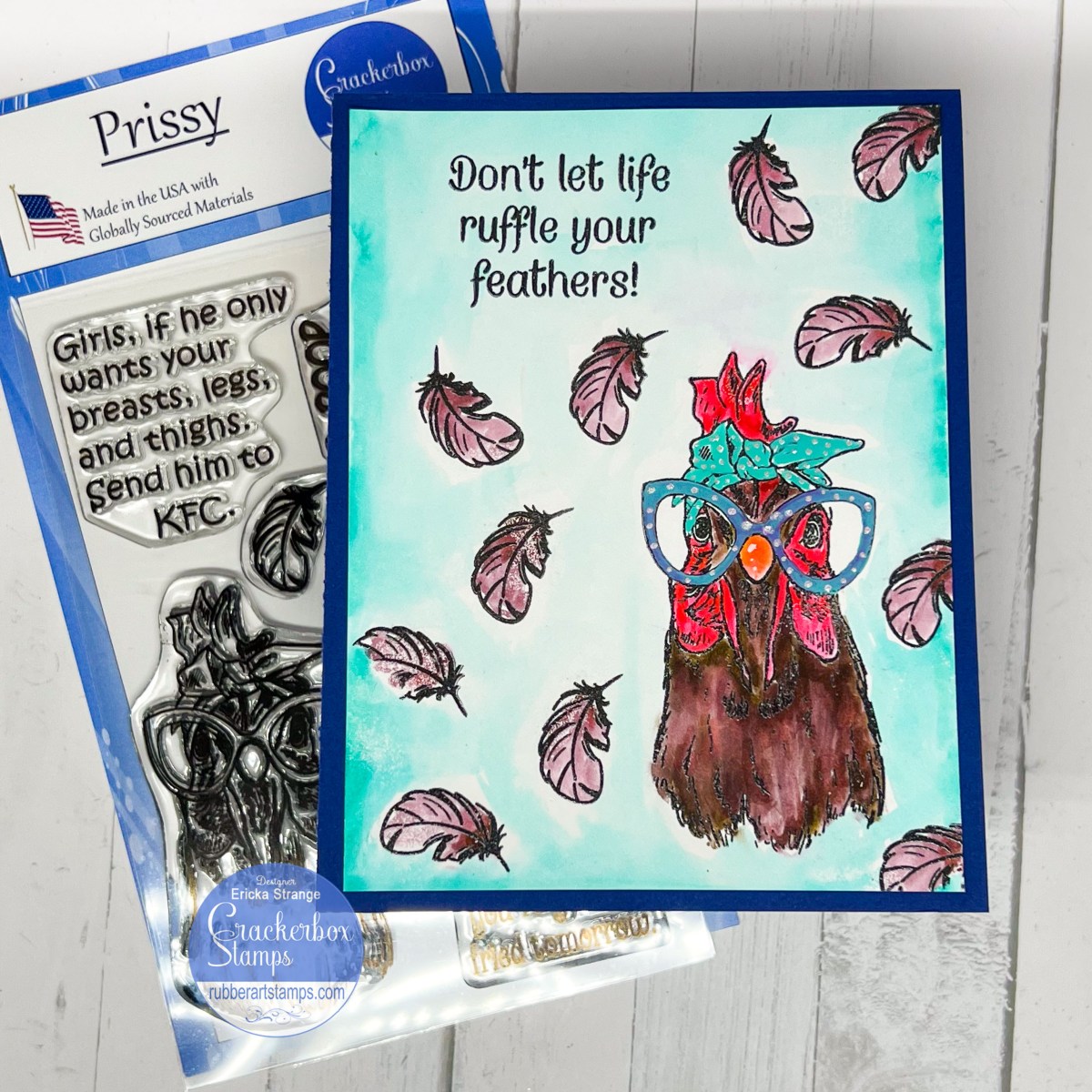 Crackerbox Stamps Miss Priss – Strangely Creative